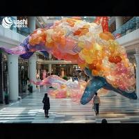 China Fabric Decor Soft Giant Plush Ornaments Customizable For Indoor for sale