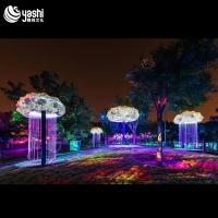 China Light Flow Effect LED Art Sculpture For Public Spaces Hotels And Mall Art Displays for sale