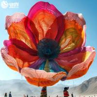 China Realistic Sunflower Artificial Flowers for Garden Outdoor Decoration for sale
