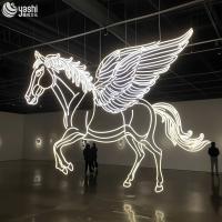 China Unicorn LED Light Fixture String Shape for Outdoor Party Decoration for sale