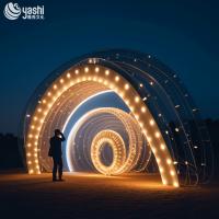China Customized Sculptural Decoration Arch Door Adjustable Size Color for sale