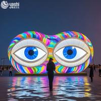 China LED Illuminated Irregular Sculptural Decoration Customizable For Outdoor Party for sale