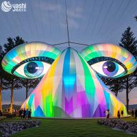 China LED Illuminated Irregular Sculptural Decoration Customizable For Outdoor Party for sale