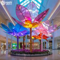 China Colorful Acrylic Artificial Bouquet sculpture for Shopping Mall Hotel Decoration for sale