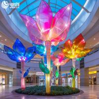 China Colorful Acrylic Artificial Bouquet sculpture for Shopping Mall Hotel Decoration for sale