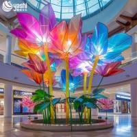 China Colorful Acrylic Artificial Bouquet sculpture for Shopping Mall Hotel Decoration for sale