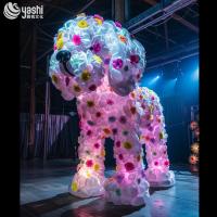 China Outdoor Glowing Dog Sculpture 200CM for Garden Decoration for sale
