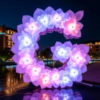 China Handmade Alphabet Lanterns for Outdoor Mall Wedding Party Decoration for sale