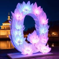 China Handmade Alphabet Lanterns for Outdoor Mall Wedding Party Decoration for sale