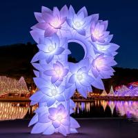China Handmade Alphabet Lanterns for Outdoor Mall Wedding Party Decoration for sale