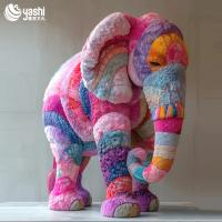 China Cute Large Plush Elephant Decor For School Events Party Celebrations for sale