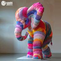China Cute Large Plush Elephant Decor For School Events Party Celebrations for sale