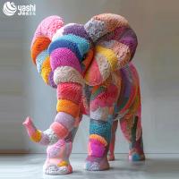 China Cute Large Plush Elephant Decor For School Events Party Celebrations for sale