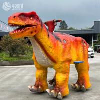 China Kids Electric Dinosaur Riding Car Toy with Rust-Proof Steel Frame, 5-10 Meter Sizes, 220V Power for sale