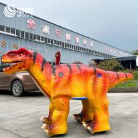China Kids Electric Dinosaur Riding Car Toy with Rust-Proof Steel Frame, 5-10 Meter Sizes, 220V Power for sale
