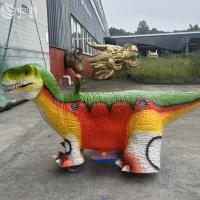 China Custom 5-10 Meter Silicone Dinosaur Electric Ride Car with 220V Power for Theme Parks and Shopping Malls for sale