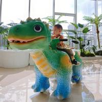 China Electric Rideable Dinosaur Toy 5-10 Meter Custom Size with 220V Power for Theme Parks and Shopping Malls for sale
