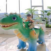 China Electric Rideable Dinosaur Toy 5-10 Meter Custom Size with 220V Power for Theme Parks and Shopping Malls for sale