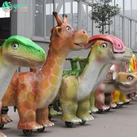 China Custom 5-10 Meter Outdoor Electric Dinosaur Ride with 220V Power and Realistic Motion Effects for sale