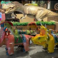 China Custom 5-10 Meter Outdoor Electric Dinosaur Ride with 220V Power and Realistic Motion Effects for sale