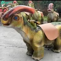 China Custom 5-10 Meter Outdoor Electric Dinosaur Ride with 220V Power and Realistic Motion Effects for sale