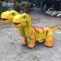 China Parent-Child Rideable Dinosaur Electric Vehicle 5-10 Meter Size with 220V Power for Shopping Malls and Theme Parks for sale
