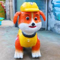 China Electric Ride-On Dinosaur Sculpture 5-10 Meter Size Range 220V Power for Theme Parks and Outdoor Amusement for sale