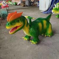 China Electric Dinosaur Ride On Car 5-10 Meter Outdoor Play Equipment with 220V Power for Theme Parks for sale