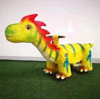 China Electric Dinosaur Ride On Car 5-10 Meter Outdoor Play Equipment with 220V Power for Theme Parks for sale