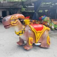 China Animated Dinosaur Electric Ride On Toy 220V 5-10 Meter Custom Size for Amusement Parks and Theme Parks for sale