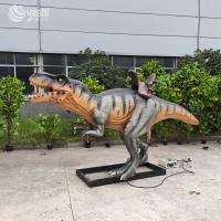 China Custom 5-10 Meter Animated Dinosaur Ride with 220V Electric Drive and Realistic Movements for Theme Parks for sale