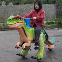 China Custom 5-10 Meter Animated Dinosaur Sculpture with 220V Electric Drive for Theme Parks and Exhibitions for sale