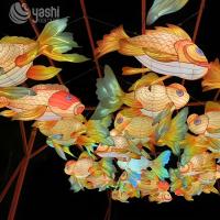 China LED Fish Lantern Tunnel with IP65 Waterproof Rating and Customizable Scale for Outdoor Festival Lighting for sale