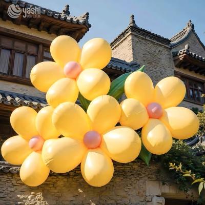China Custom Inflatable Balloon Flowers 2-8 Meters with LED Lighting for Outdoor Festival Decorations for sale