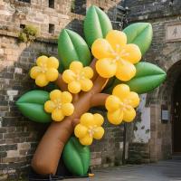 China Custom Inflatable Balloon Flowers 2-8 Meters with LED Lighting for Outdoor Festival Decorations for sale