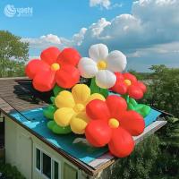 China Customizable 3D Inflatable Balloon Flowers 2-8 Meter Outdoor Wedding Decoration with LED Lighting for sale