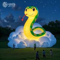 China Large Cartoon Animal Inflatable Decorations 2-8 Meters with LED Lighting for Outdoor Street Art for sale