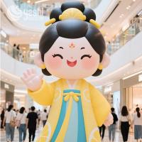 China Custom Inflatable LED Balloon Characters 2-8 Meter Outdoor Display with 110/220V Power Supply for sale