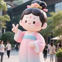 China Custom Inflatable LED Balloon Characters 2-8 Meter Outdoor Display with 110/220V Power Supply for sale