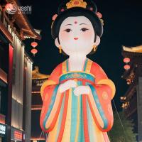 China Custom Inflatable LED Balloon Characters 2-8 Meter Outdoor Display with 110/220V Power Supply for sale