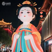 China Custom Inflatable LED Balloon Characters 2-8 Meter Outdoor Display with 110/220V Power Supply for sale