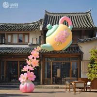 China Custom Inflatable Balloon LED Lighting 2-8 Meter Outdoor Decoration with 110V/220V Power Supply for sale