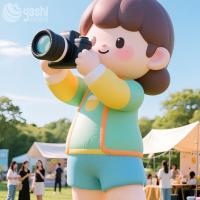 China Outdoor Inflatable Cartoon Balloons 2-8 Meter LED Light Up Figures for Theme Parks & Festivals for sale