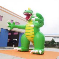China Outdoor Inflatable Dinosaur Decorations 2-8 Meter Size Range with LED Lighting for Theme Parks and Malls for sale