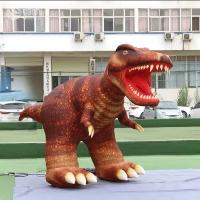 China Outdoor Inflatable Dinosaur Decorations 2-8 Meter Size Range with LED Lighting for Theme Parks and Malls for sale