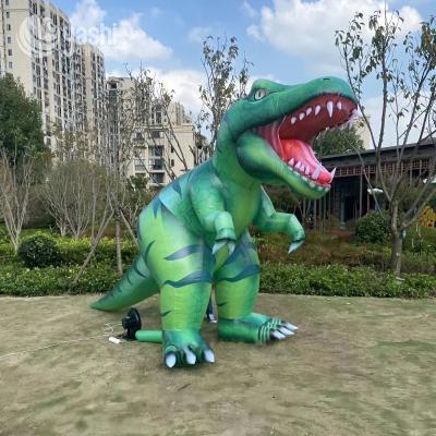 China Outdoor Inflatable Dinosaur Decorations 2-8 Meter Size Range with LED Lighting for Theme Parks and Malls for sale