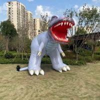 China Outdoor Inflatable Dinosaur Decorations 2-8 Meter Size Range with LED Lighting for Theme Parks and Malls for sale