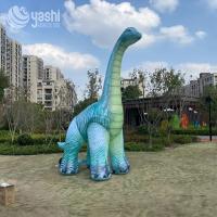 China Giant Inflatable Cartoon Elephant Balloon 2-8 Meter Outdoor Decoration with LED Lighting 110/220V for sale