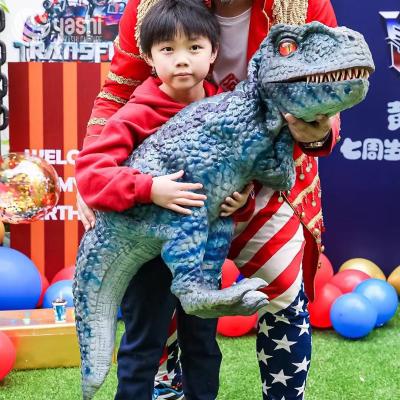 China Silicone Lifelike Baby Dinosaur Hand Puppet 110/220V AC with Custom Size Options for Theme Parks and Commercial Displays for sale