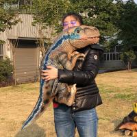 China Silicone Lifelike Baby Dinosaur Hand Puppet 110/220V AC with Custom Size Options for Theme Parks and Commercial Displays for sale